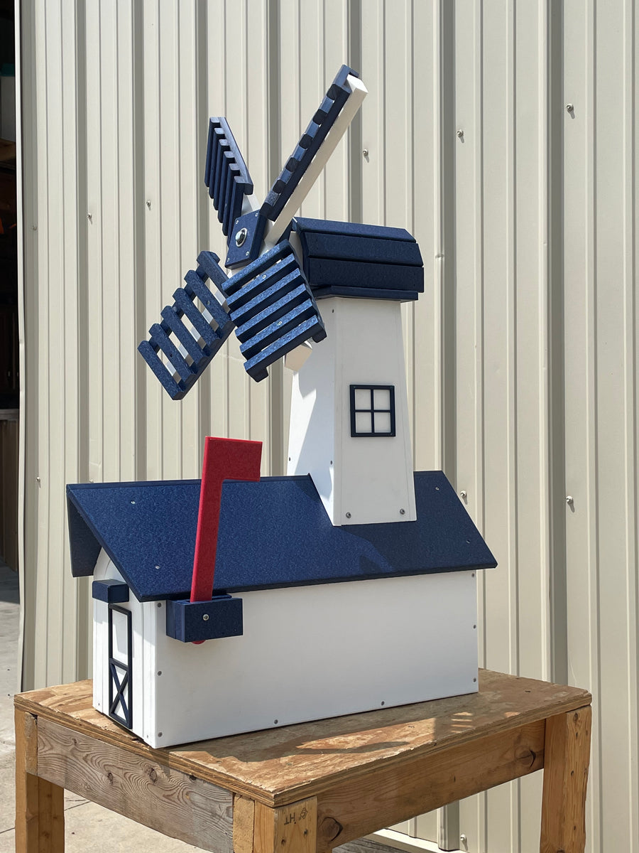 Poly USPS Mailbox with Dutch Windmill – NMW Crafts