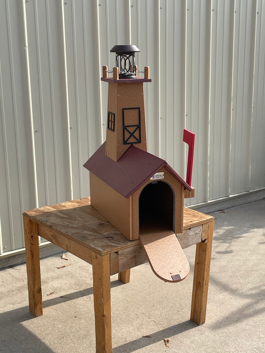 Poly USPS Mailbox with Lighthouse – NMW Crafts